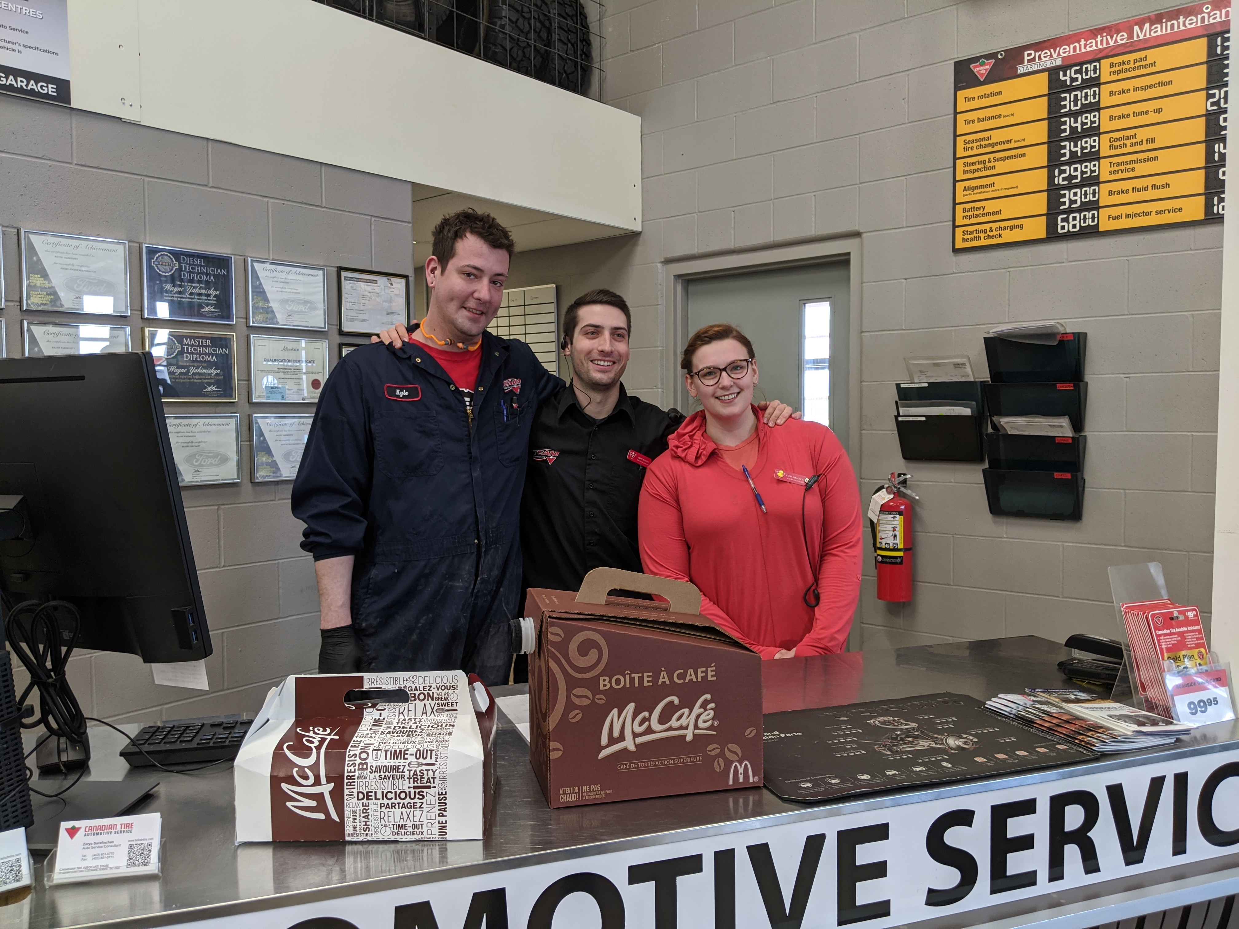 The McCafe Coffee Break rolls into Canadian Tire - CochraneNow ...