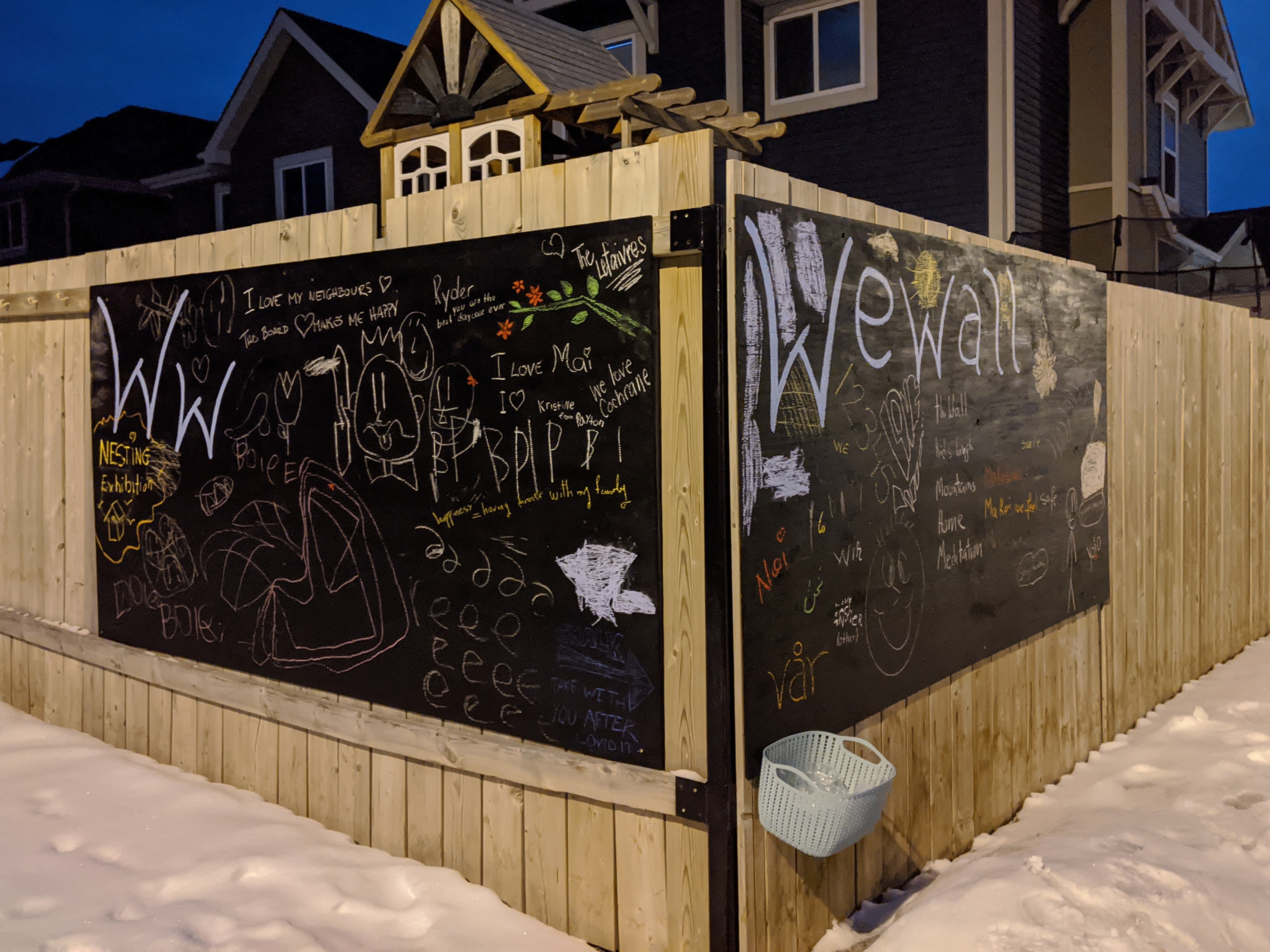 Community chalkboards are popping up all around Cochrane. - CochraneNow ...