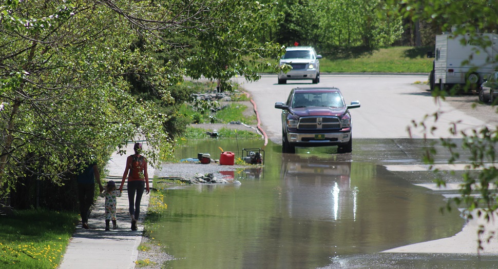 Flooding could get worse in Exshaw with heavy rain - CochraneNow ...