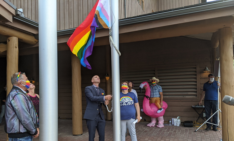 Councillor wants to know how residents feel about keeping Pride flag ...