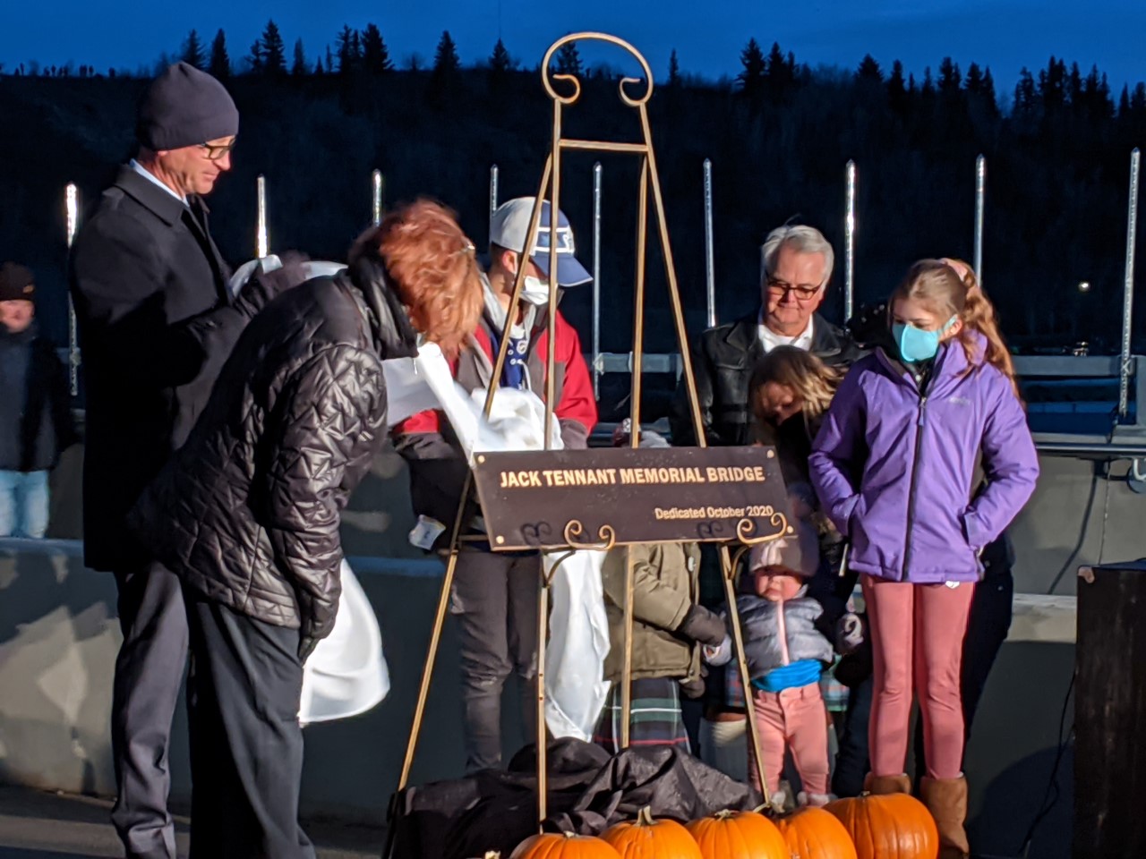 The Jack Tennant Memorial Bridge is officially open - CochraneNow ...