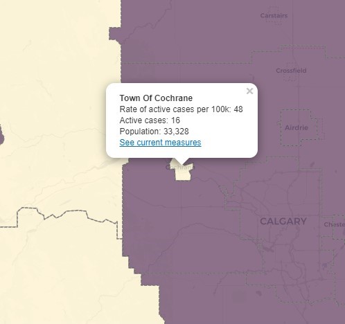 The enhanced status has been lifted for Cochrane - CochraneNow ...