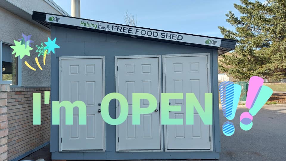 Food donations have been pouring in at the free food shed - CochraneNow ...