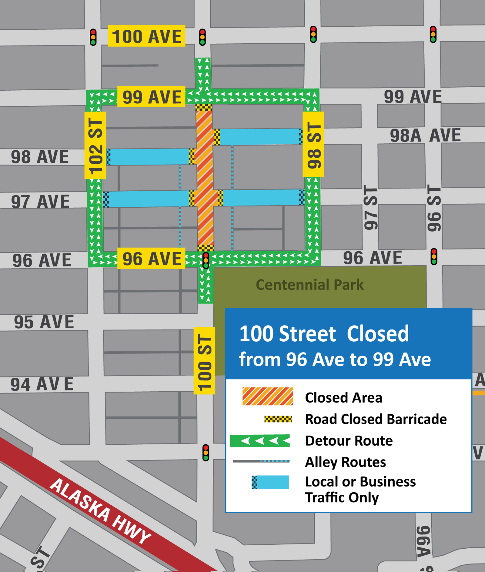 Phase 2 of 100 Street Corridor Project in Fort St. John begins Thursday ...
