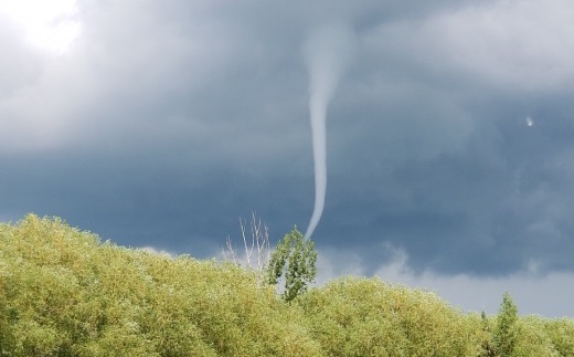 Funnel cloud development possible as thunderstorms build ...