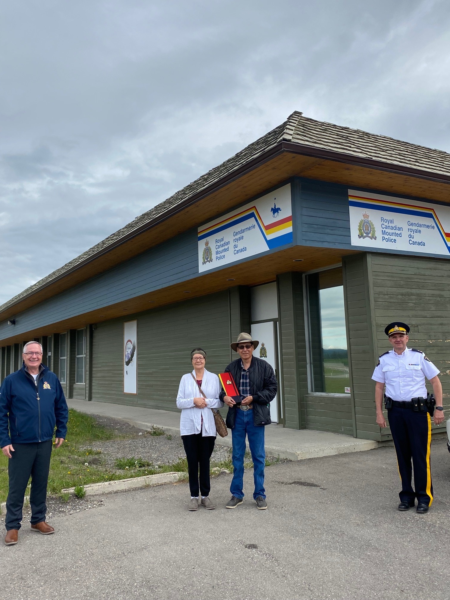Cochrane RCMP presents Stoney Nakoda Elder with an eagle feather ...
