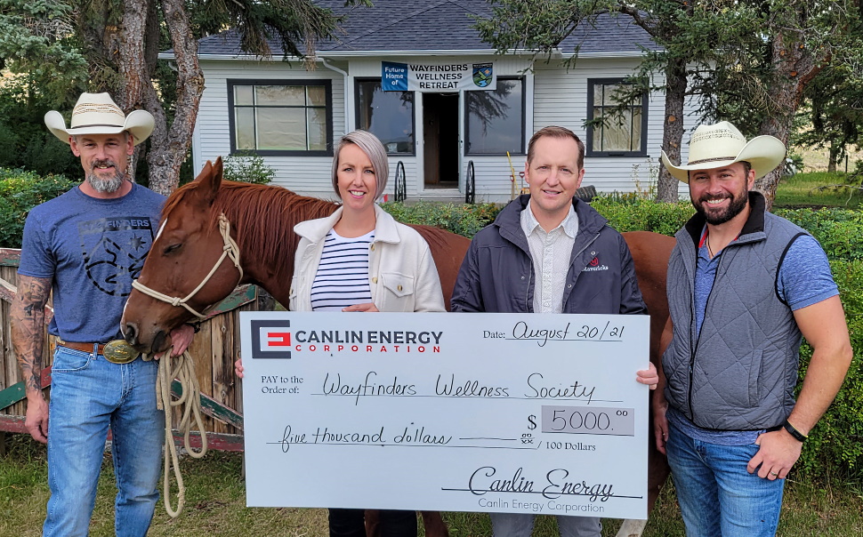Canlin Energy lends support to Wayfinders Retreat - CochraneNow ...