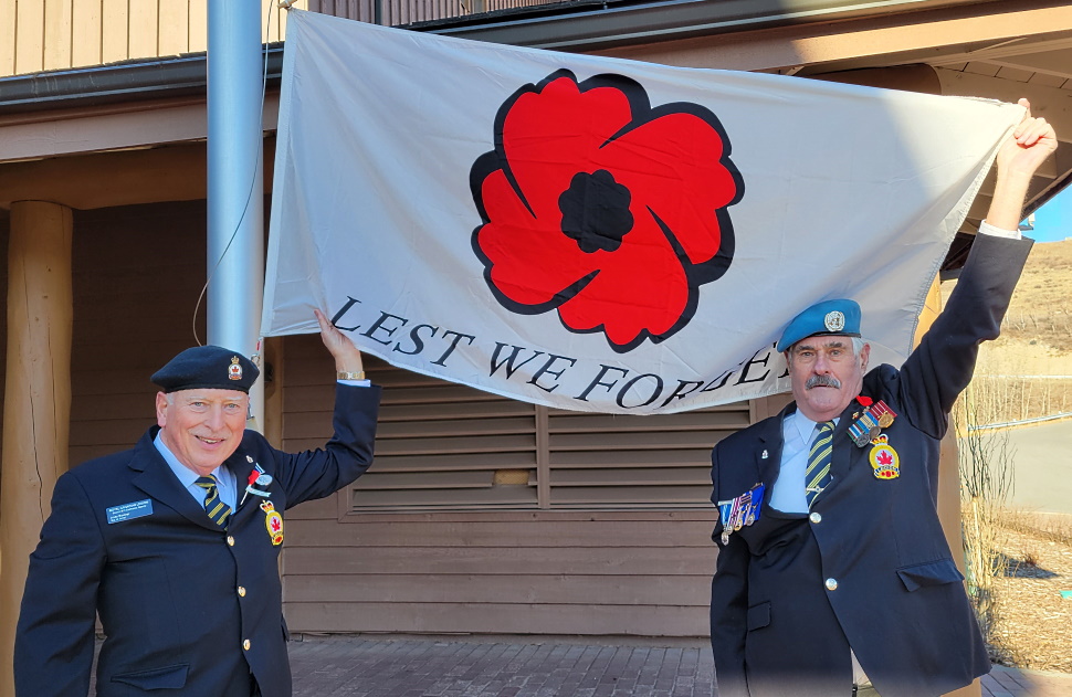 WATCH: Poppy Flag raised at Cochrane RancheHouse - CochraneNow ...