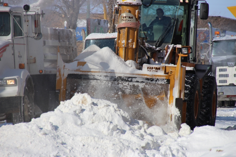 City Crews Working On Moving Snow - DiscoverWeyburn.com - Local news ...