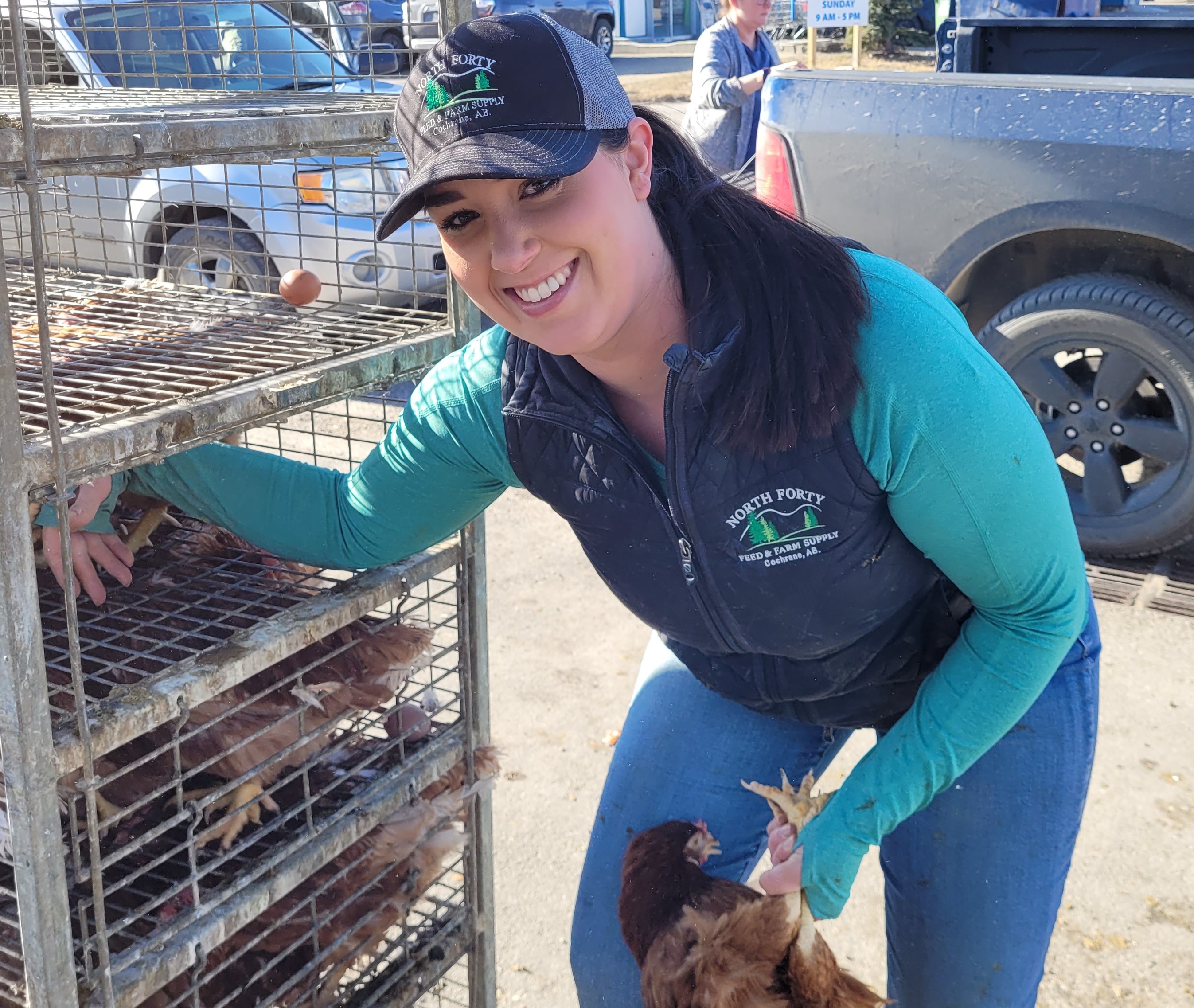 Hundreds flock to Cochrane for chicken day - CochraneNow: Cochrane ...