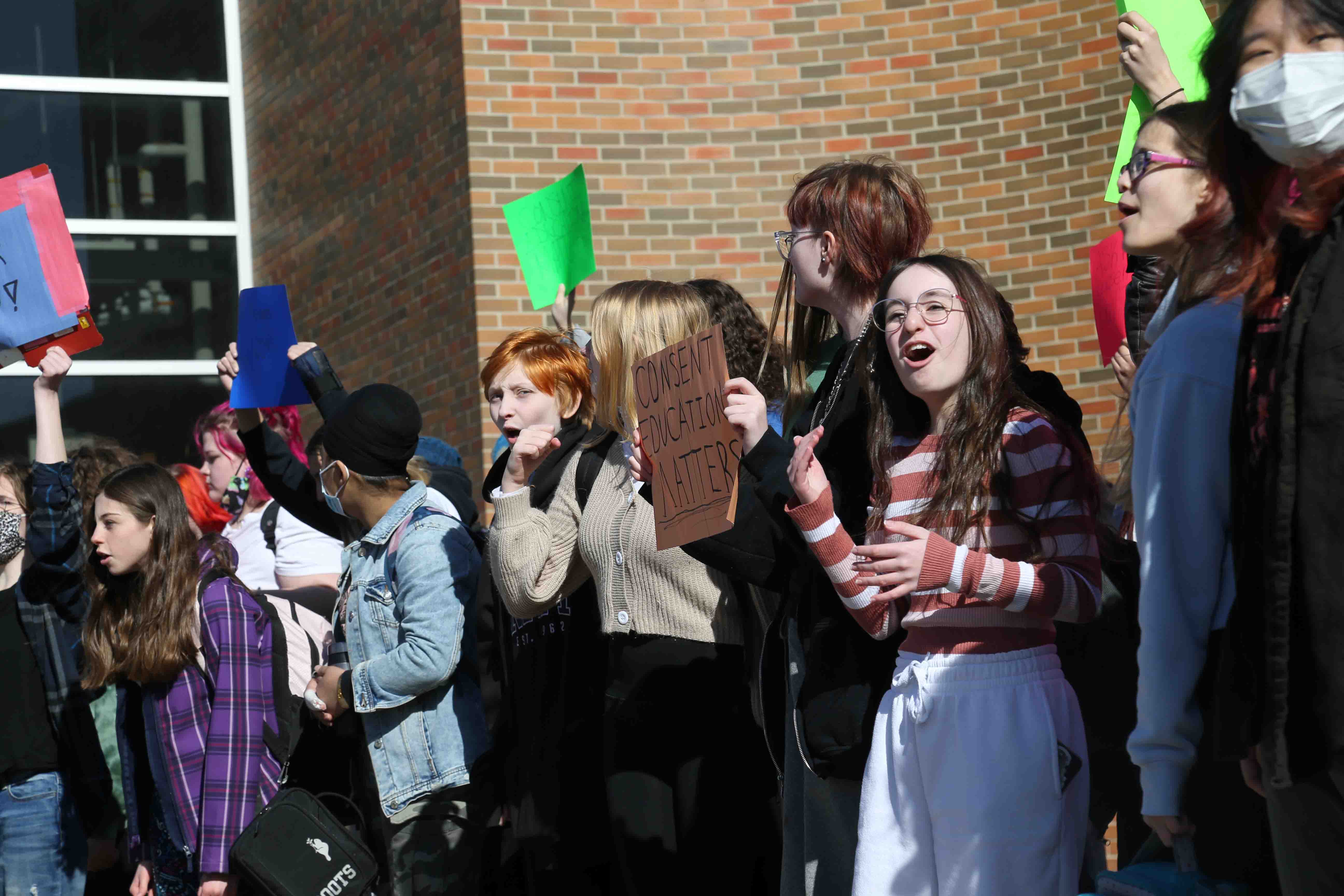 Video/Gallery: Bert Church High School students stage Walkout for ...