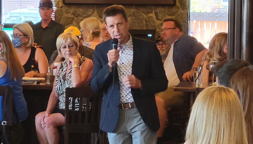 Todd Loewen on the campaign trail in Airdrie - CochraneNow: Cochrane ...