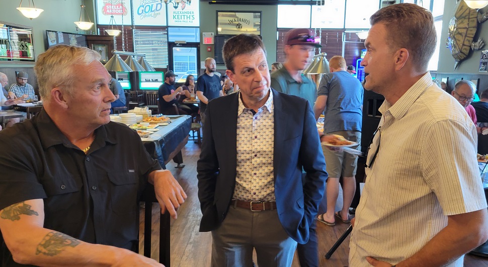 Todd Loewen on the campaign trail in Airdrie - CochraneNow: Cochrane ...