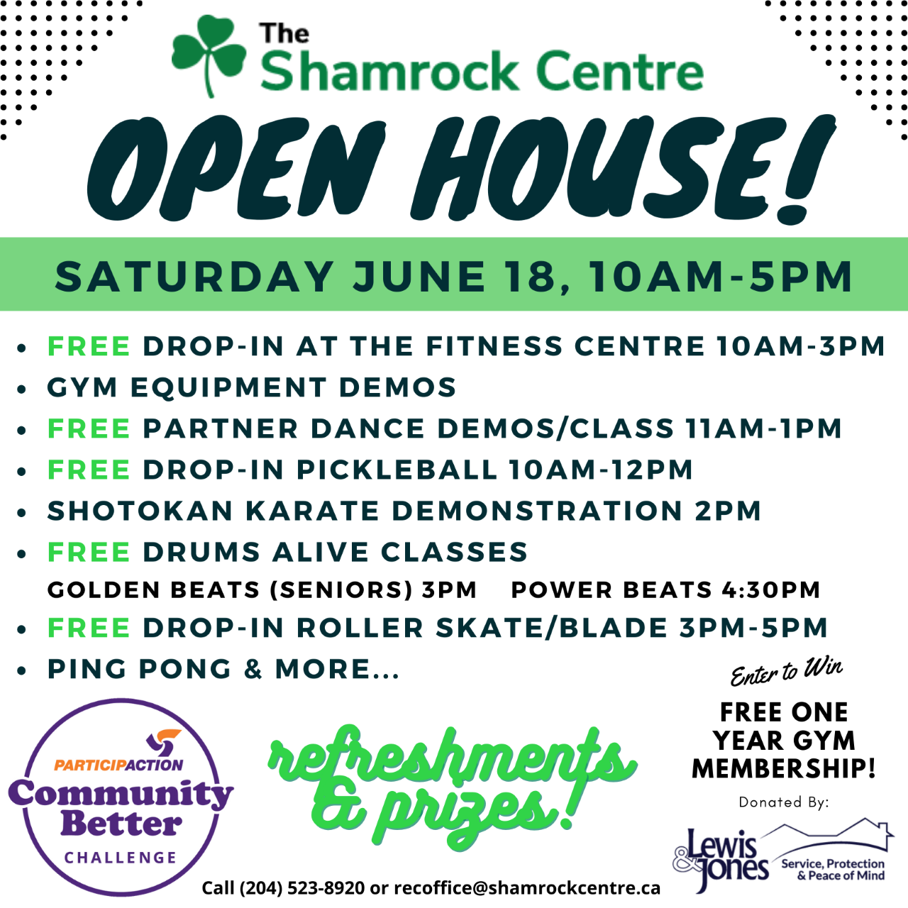 Killarney's Open Invite to ParticipACTION Open House this Saturday ...