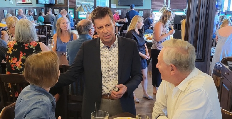 Todd Loewen on the campaign trail in Airdrie - CochraneNow: Cochrane ...