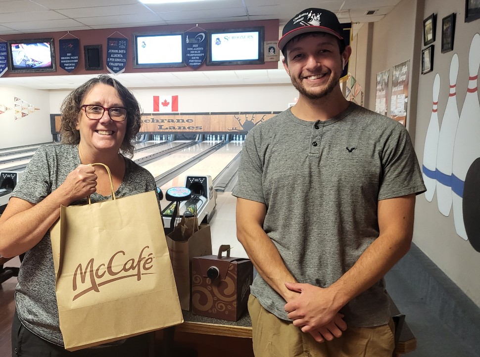 Strike! Cochrane Lanes downs the McCafe Coffee Break - CochraneNow ...