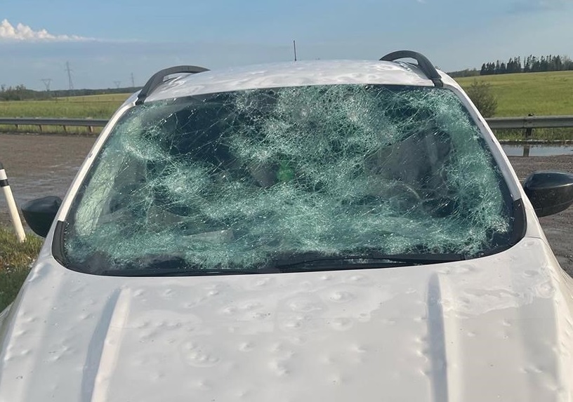 Hail as big as tennis balls, softballs and eggs fell in Alberta ...