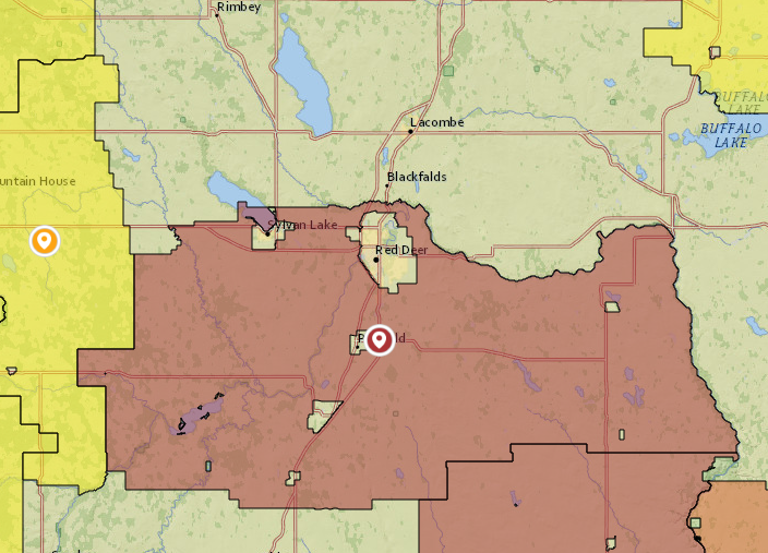 Restricted fire order issued in Red Deer County this afternoon ...
