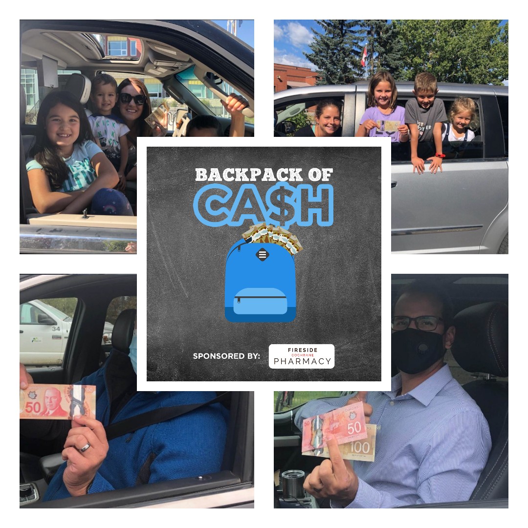 Fireside Pharmacy's Backpack of Cash returns! - CochraneNow: Cochrane ...