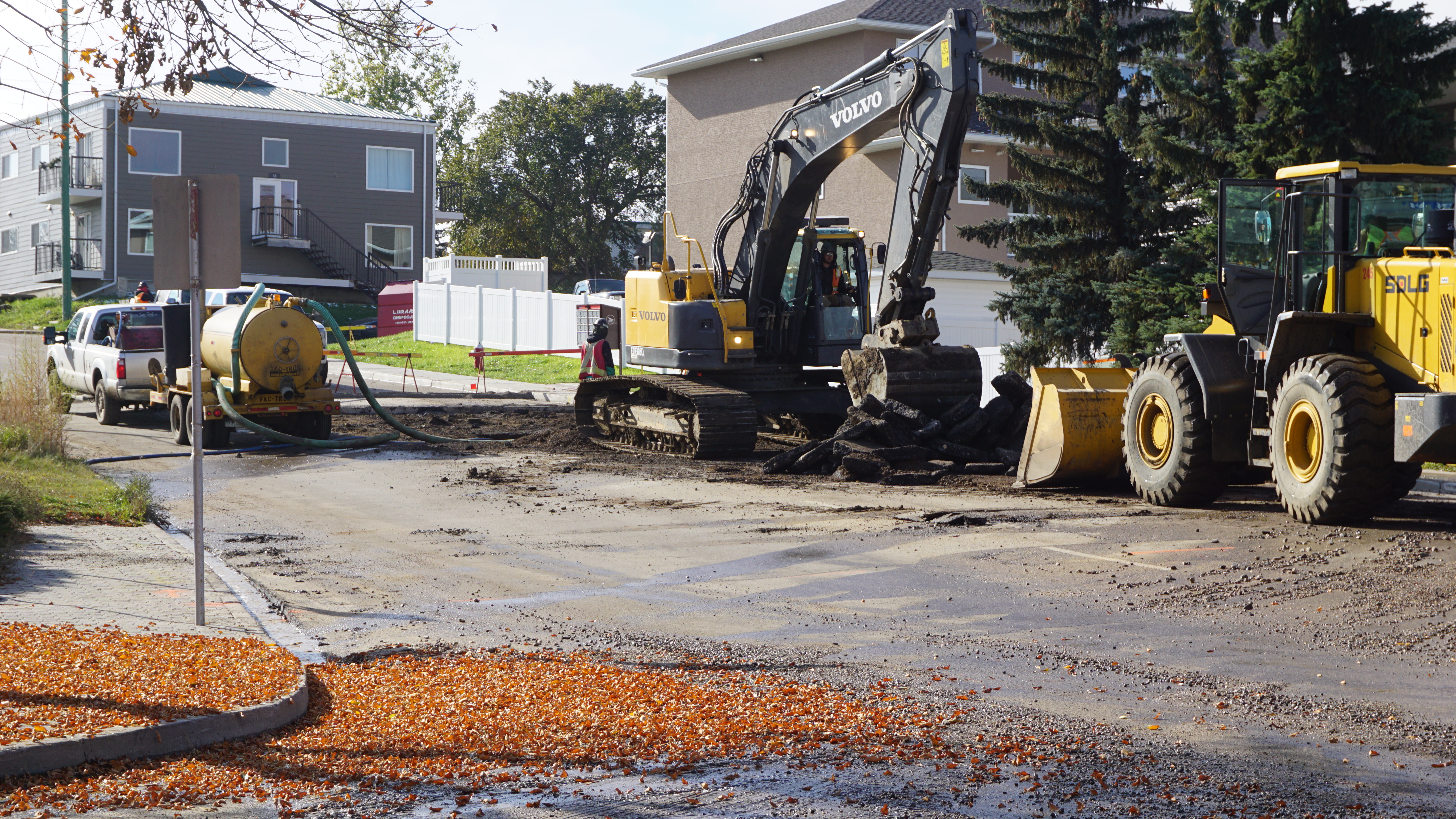 Paving begins near the Jack Tennant Memorial Bridge - CochraneNow ...