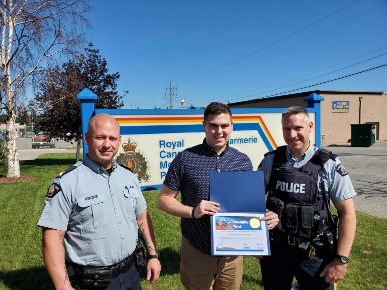 Strathmore RCMP member recognized for road safety efforts ...