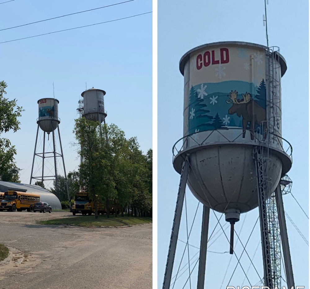 Boissevain water towers spruced up with murals - DiscoverWestman.com ...