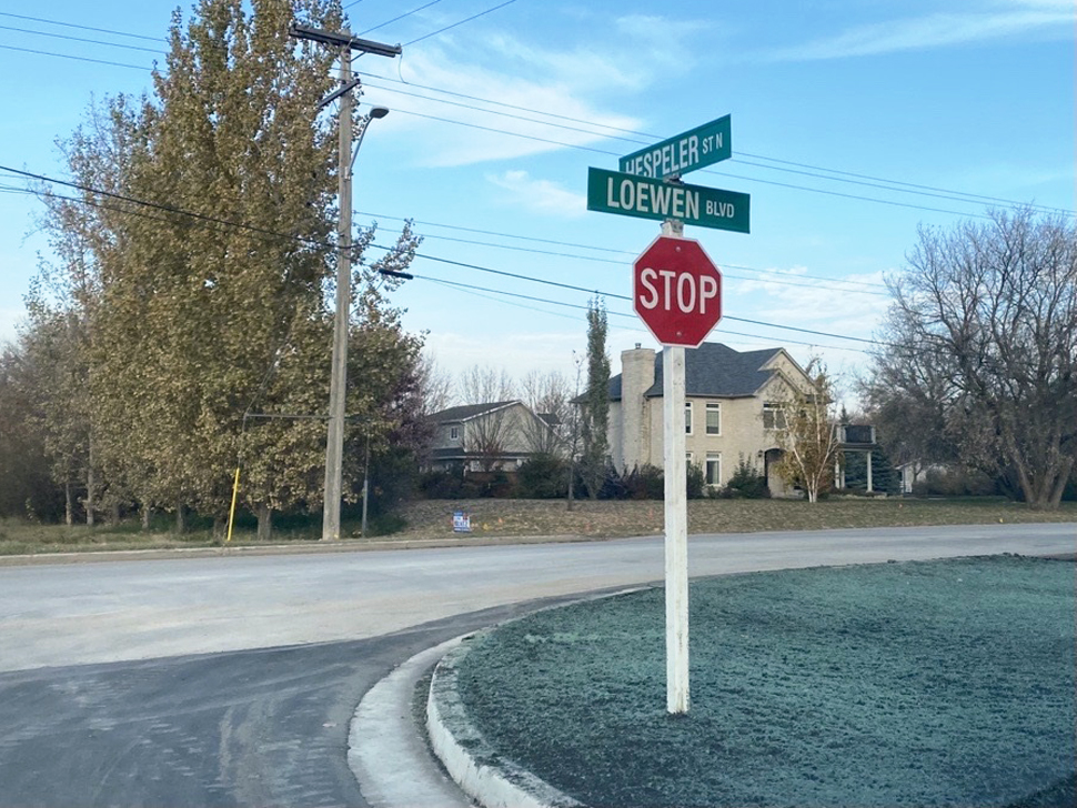 **Update** Loewen Boulevard fully reopened to two-way traffic ...