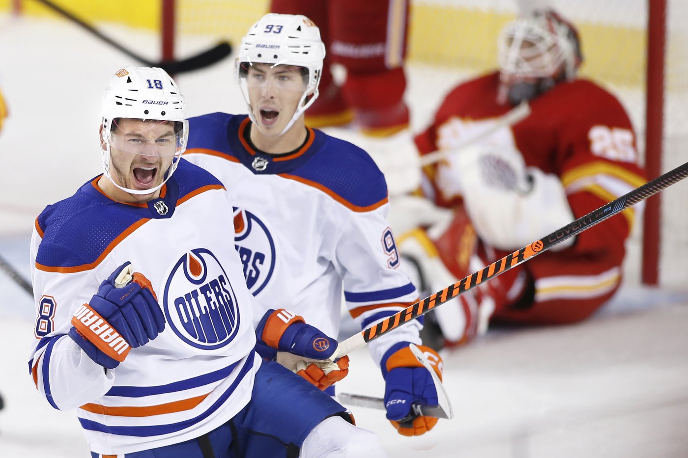 Flames burned 3-2 at home by Oilers comeback - CochraneNow: Cochrane ...