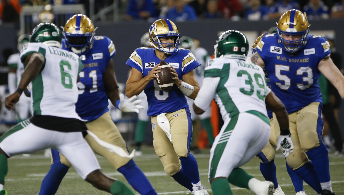 Bombers defence dominates, Collaros tosses four TDs in 31-13 win over ...