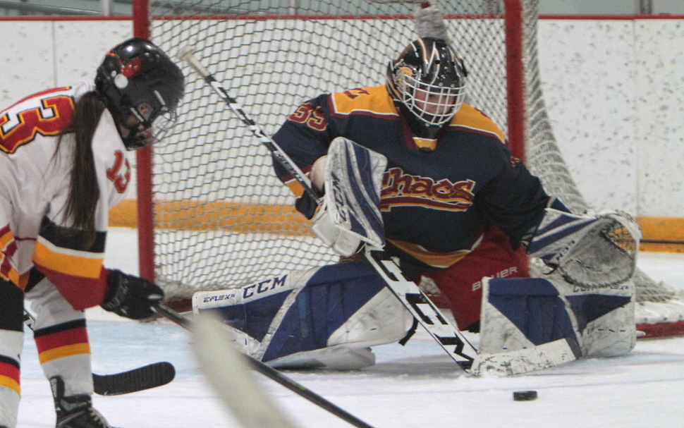 Chaos remain at top of AJFHL south with win - CochraneNow: Cochrane ...