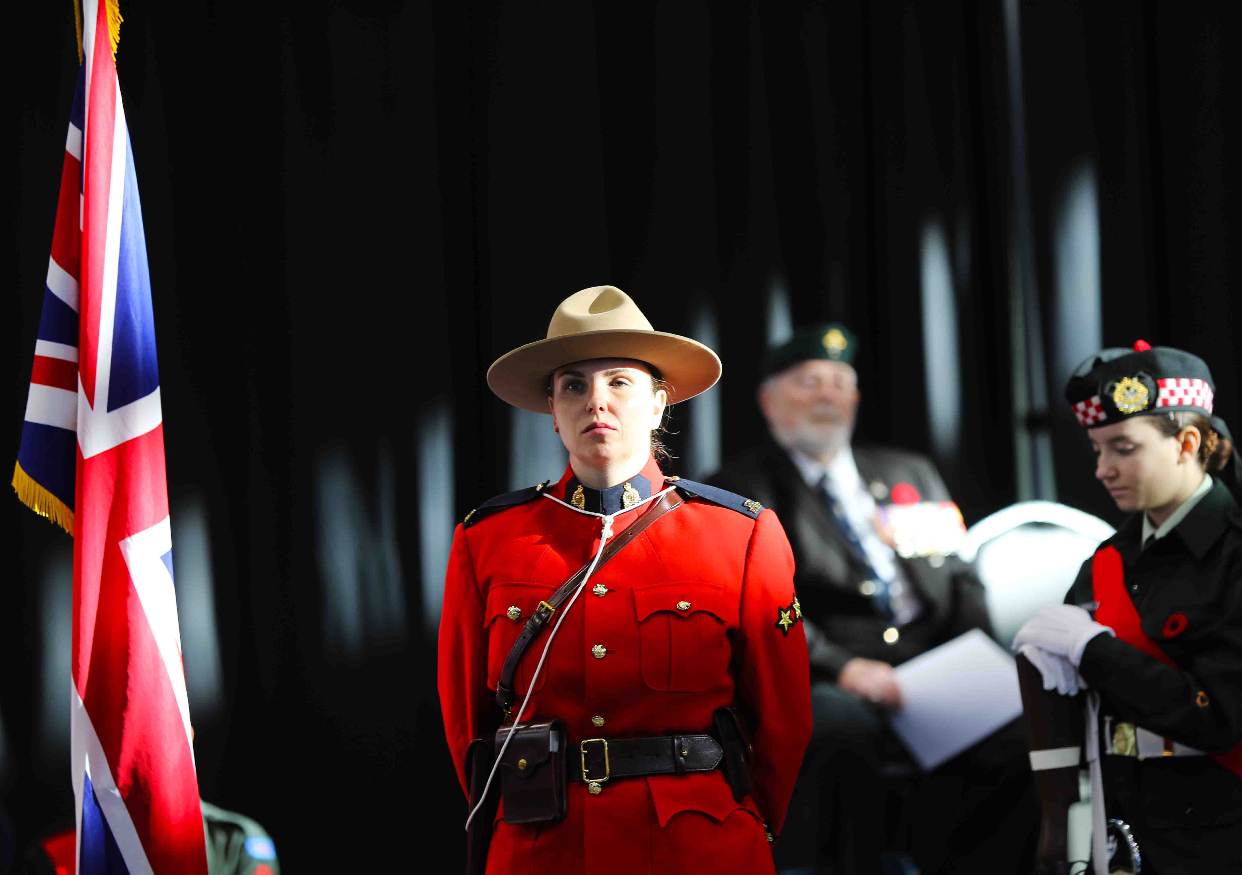 In Photos: Airdronians bow their heads in reflection on Remembrance Day ...