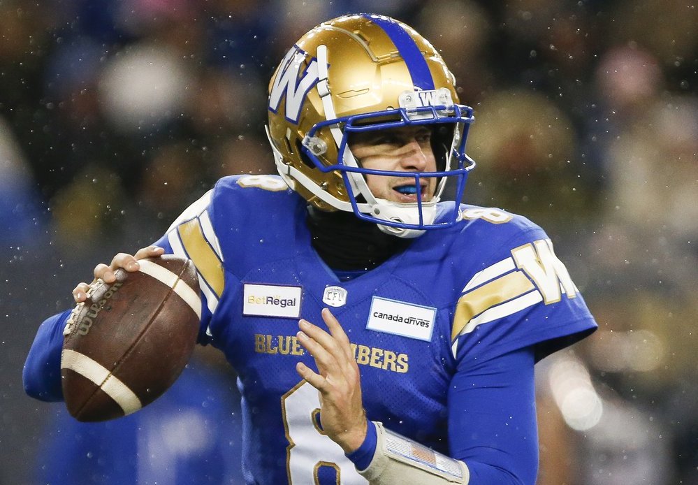Blue Bombers quarterback says he's ready to play in Grey Cup despite ...