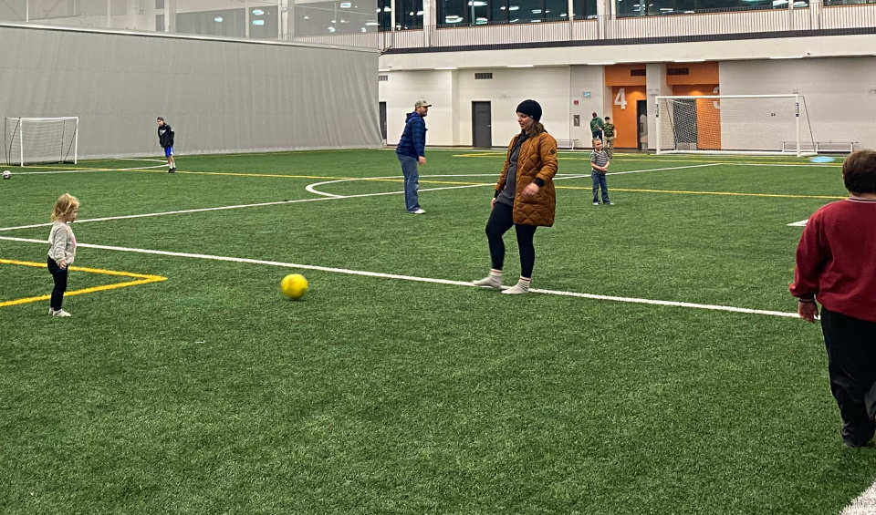 Turf maintenance part of the regular routine at the Spark Centre ...