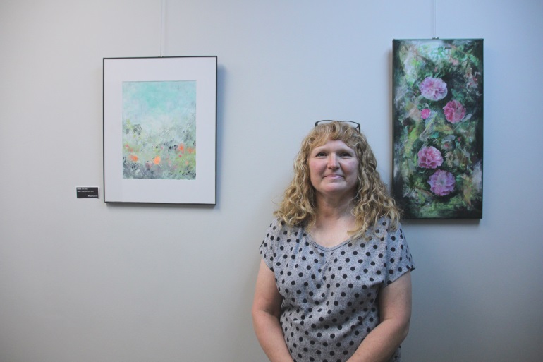 Debra Klics brings her mixed-media art to the Library! - StrathmoreNow ...