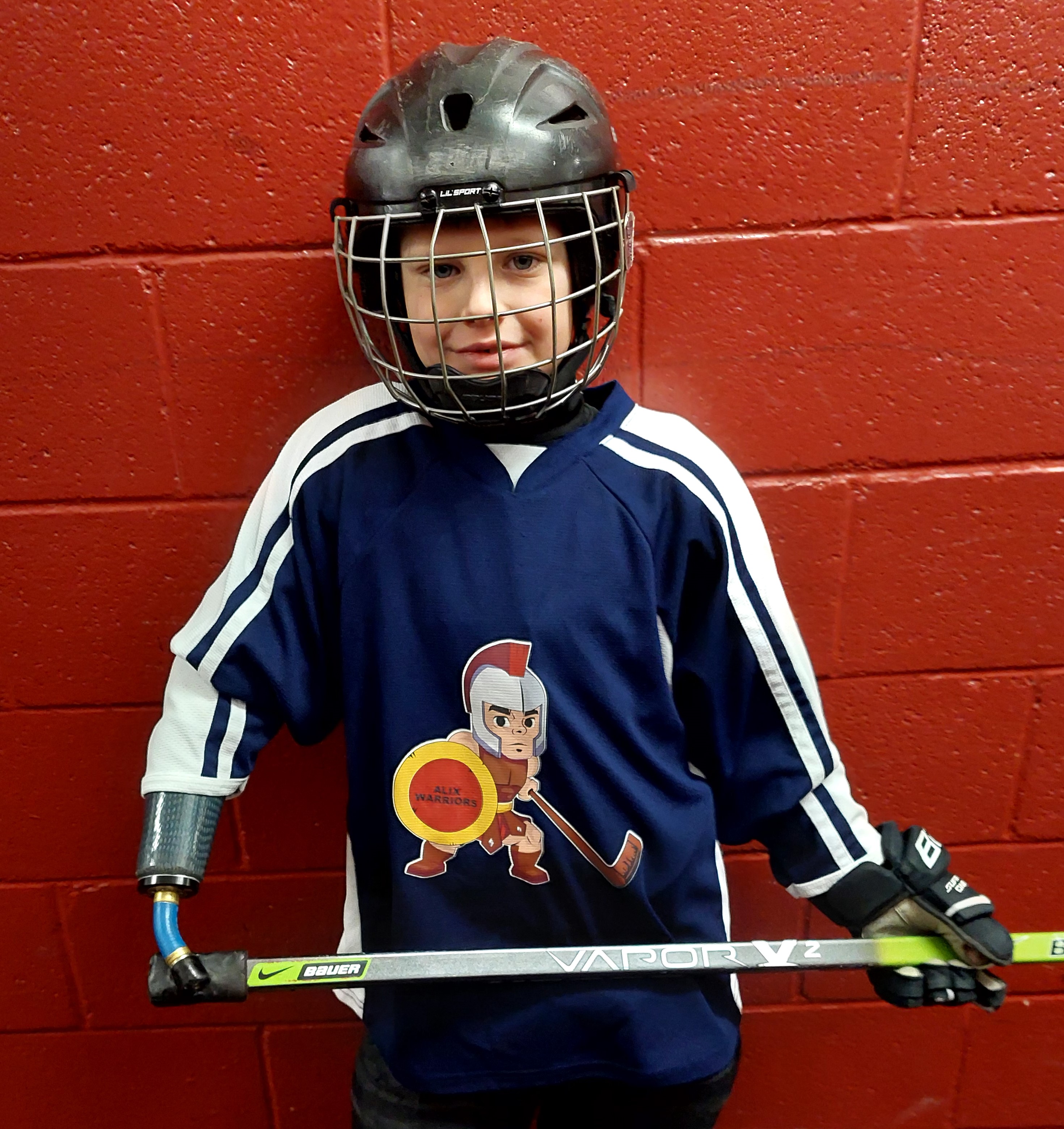 Clive "Champ" hits the ice with thanks to The War Amps ...