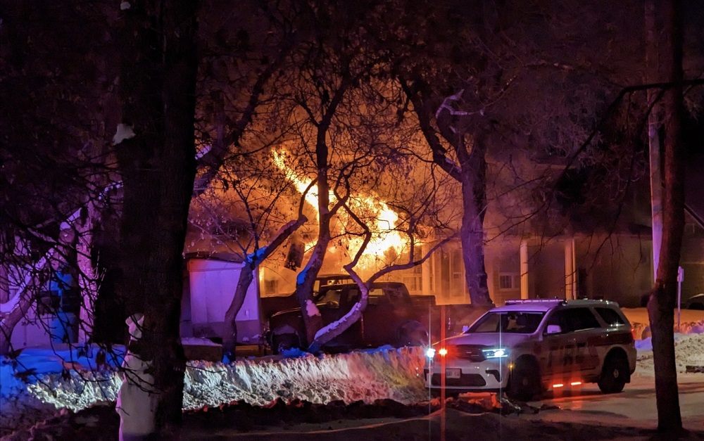 UPDATED - Major damage to garage after Monday morning fire in Winkler ...