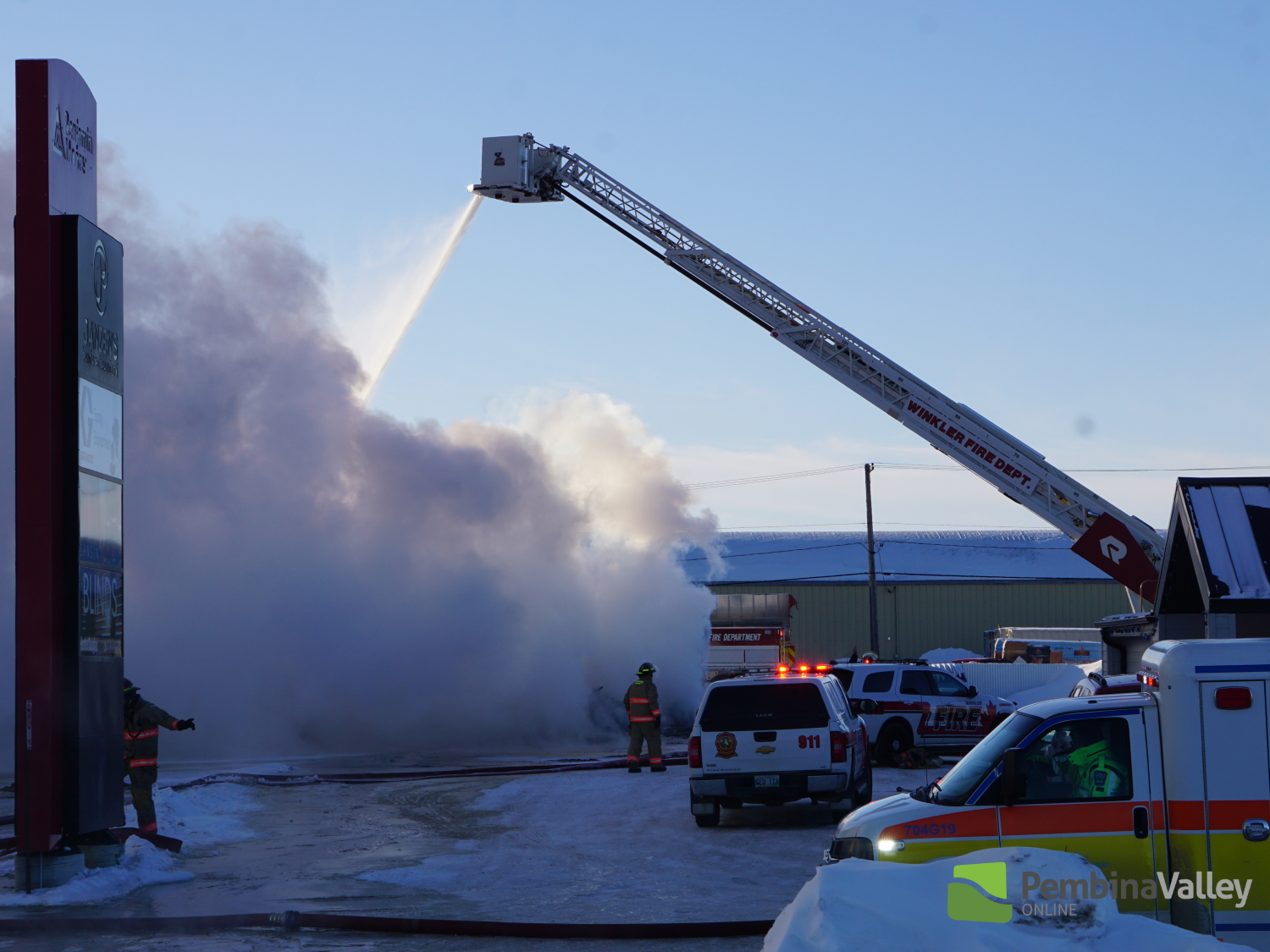 (Video) Longtime Winkler business destroyed in Thursday fire ...