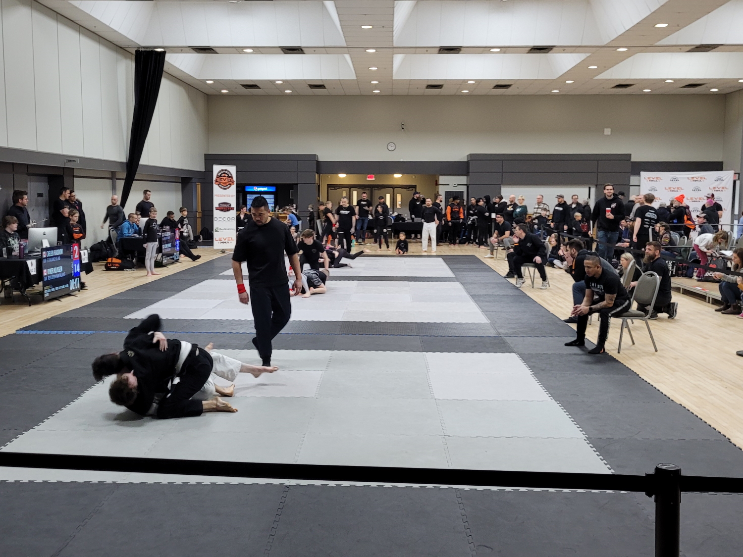 Competitors of all ages compete at Level MMA Winter Challenge ...