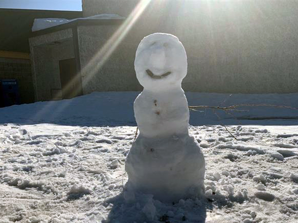 The snowman-making weather is about to end; cold and blustery ...