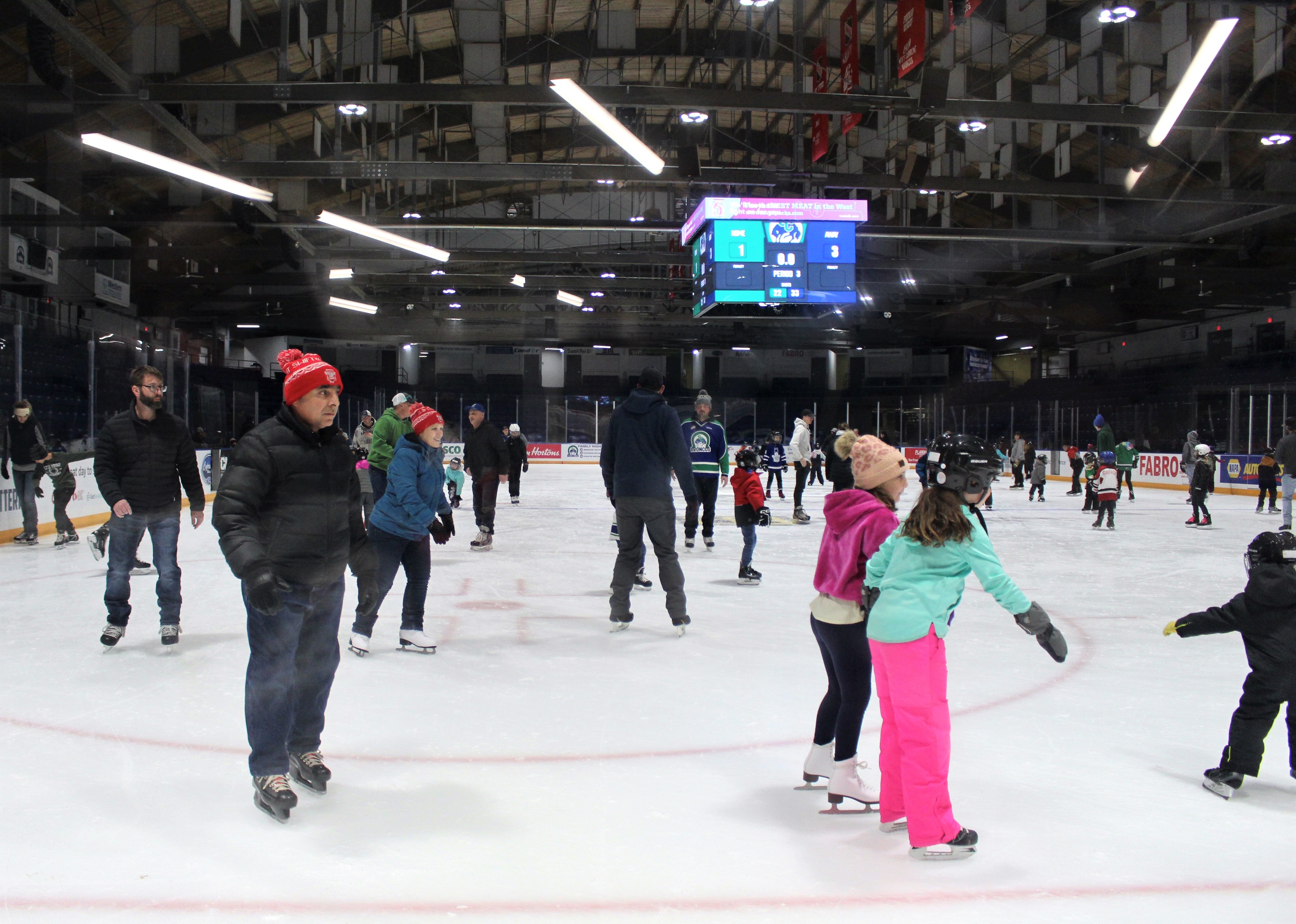 Family Day Free Skate brings a crowd to the InnovationPlex ...