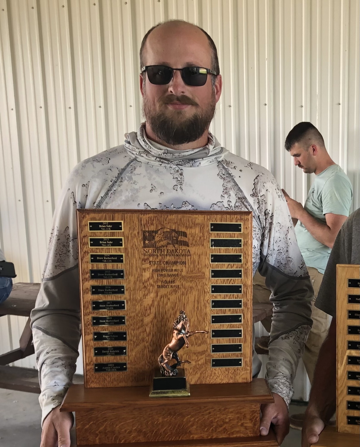 Gold is the target for long range precision shooter with shooter from ...