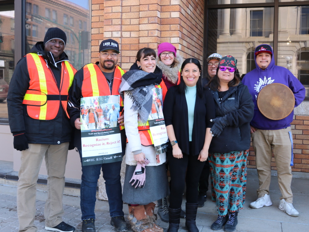 Dozens attend March Out Racism Rally in downtown Moose Jaw ...