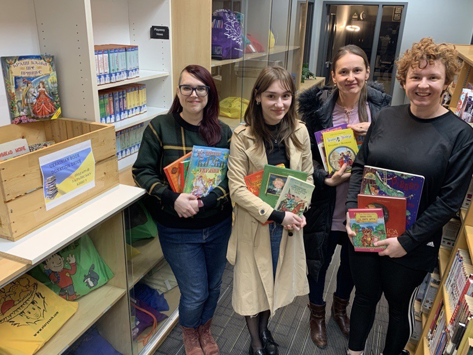 Steinbach library's Ukrainian Book Corner grew by 50 pounds on Thursday ...