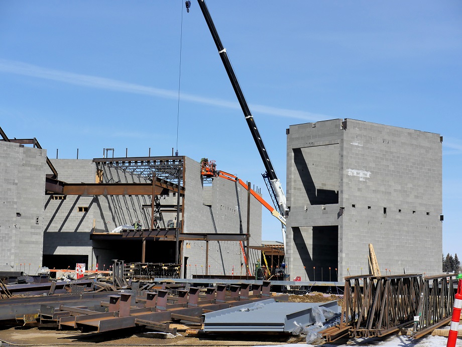 Construction on track for Blackfalds' new high school ...