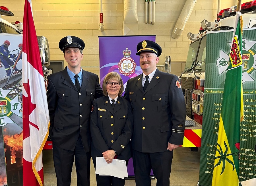 Six Moose Jaw Fire members honoured for years of community service ...