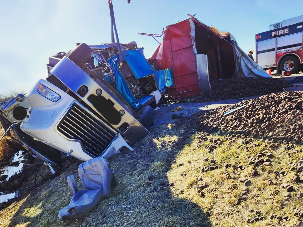 Two truck collision on Highway 1 requires 2.5-hour extrication and ...
