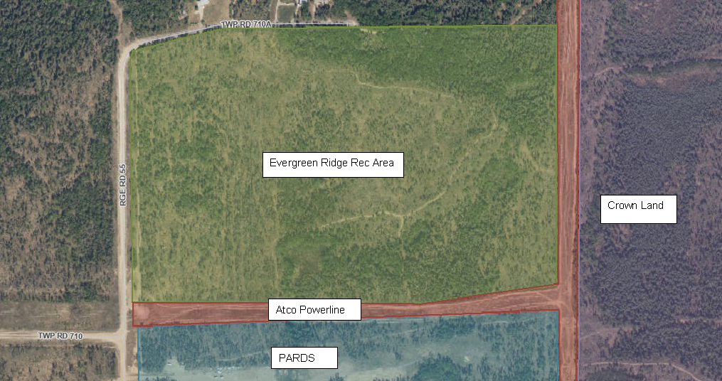 Public Encouraged to use caution around Evergreen Ridge Recreation Area ...