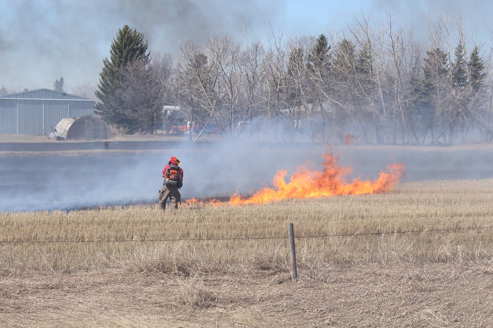 Details on yesterday's grass fire turned property fire ...