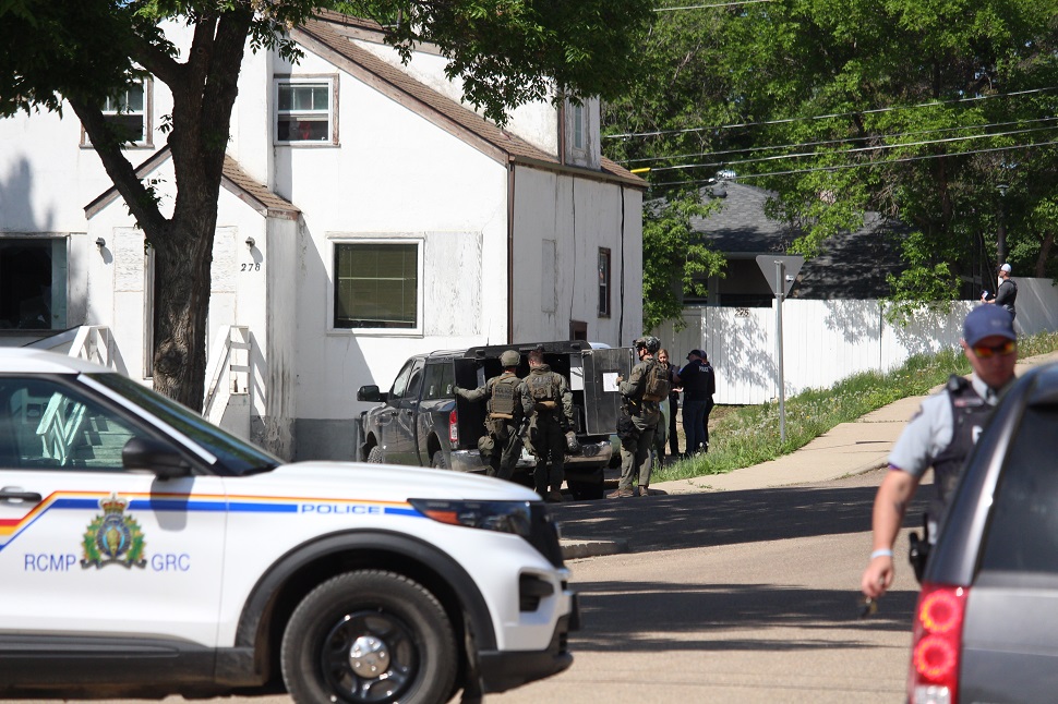 Heavy RCMP presence results in multi-arrest with illegal firearms ...