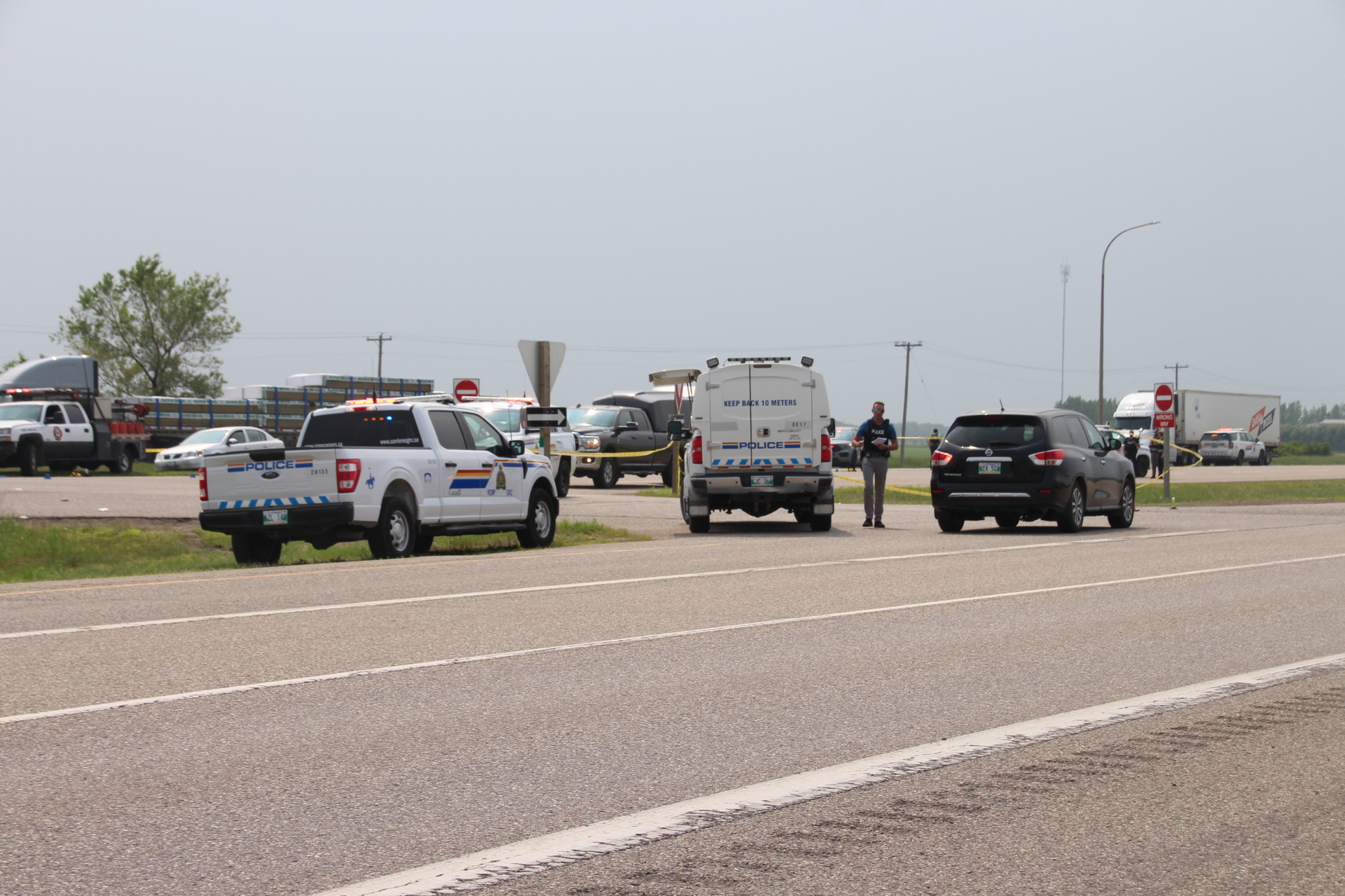 UPDATE: Crash near Carberry with semi-truck and Handi-Transit van ...
